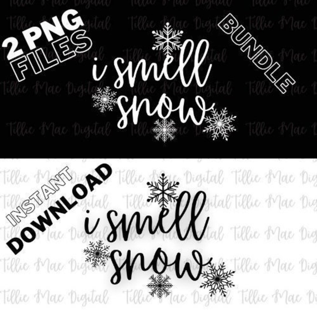 I Smell Snow PNG Bundle: Gilmore Girls Winter Design (digital Download ...