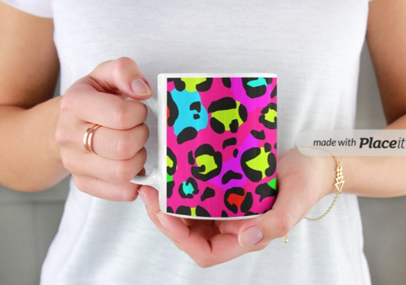 Animal Print PNG Neon Multi Color Leopard Print Png Instant Download ...