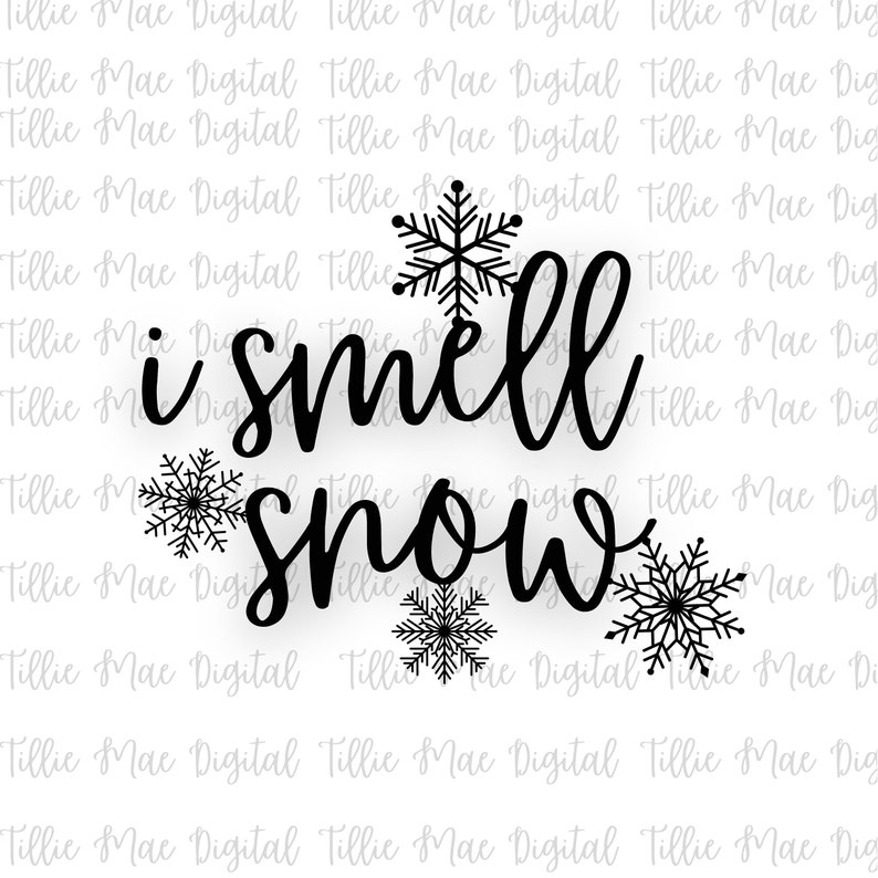 I Smell Snow PNG Bundle: Gilmore Girls Winter Design (digital Download ...