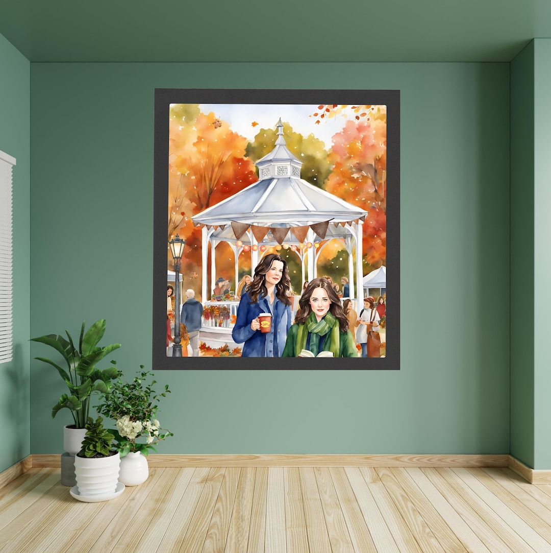 Stars Hollow Autumn Festival Watercolor Art Print (PDF Files) - Etsy