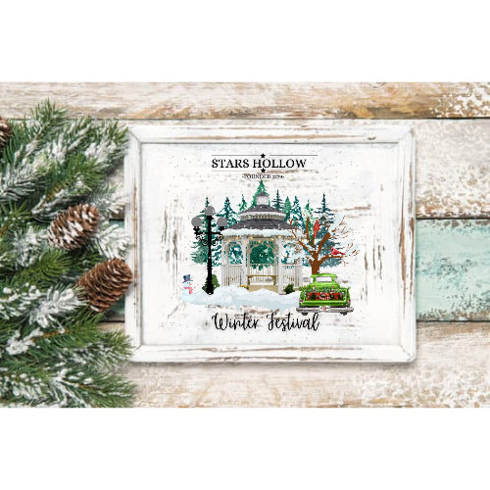 Stars Hollow Winter Festival PNG: Gilmore Girls Design (digital ...