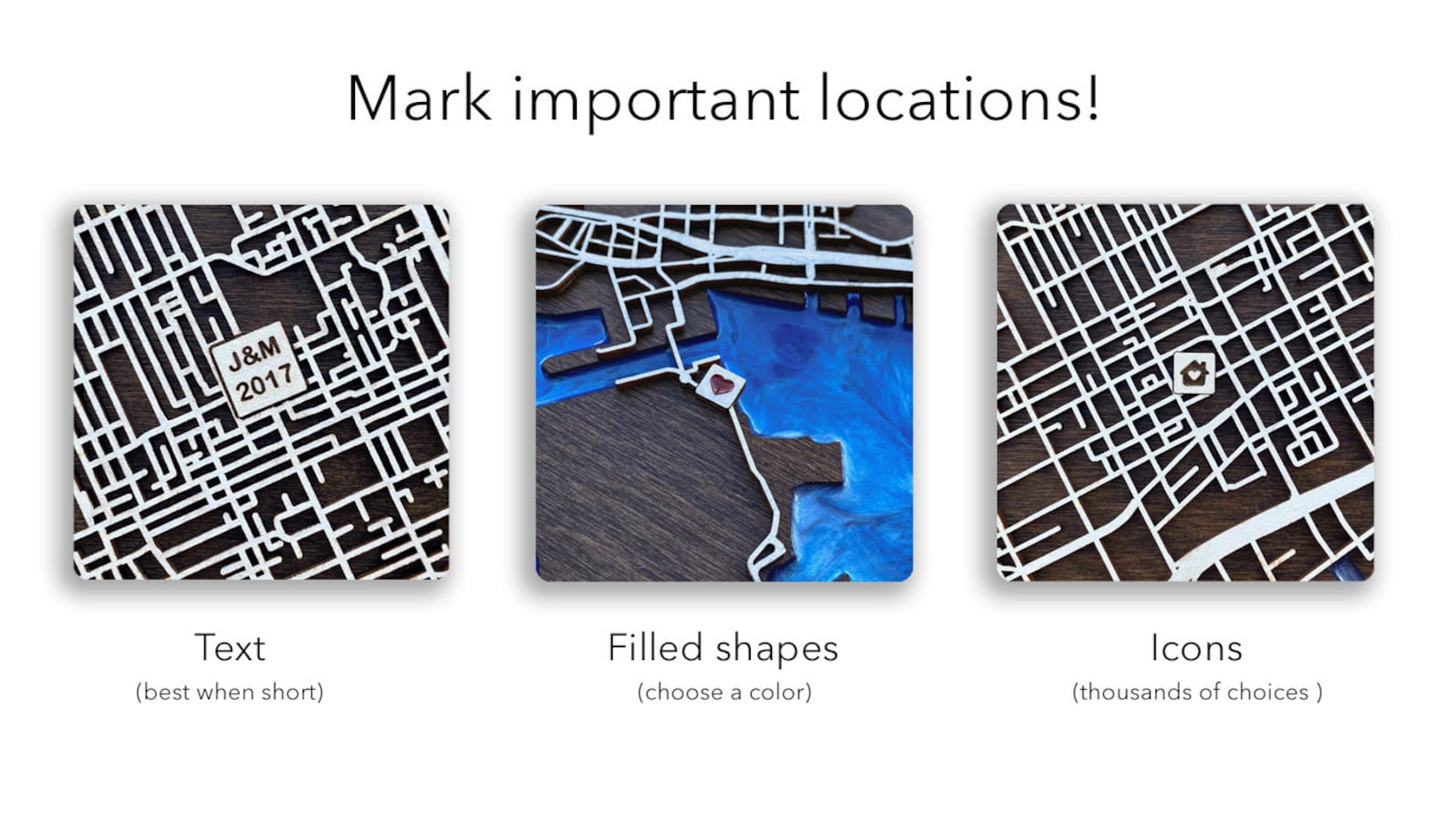 Toronto Map Wood and Epoxy - Etsy Canada