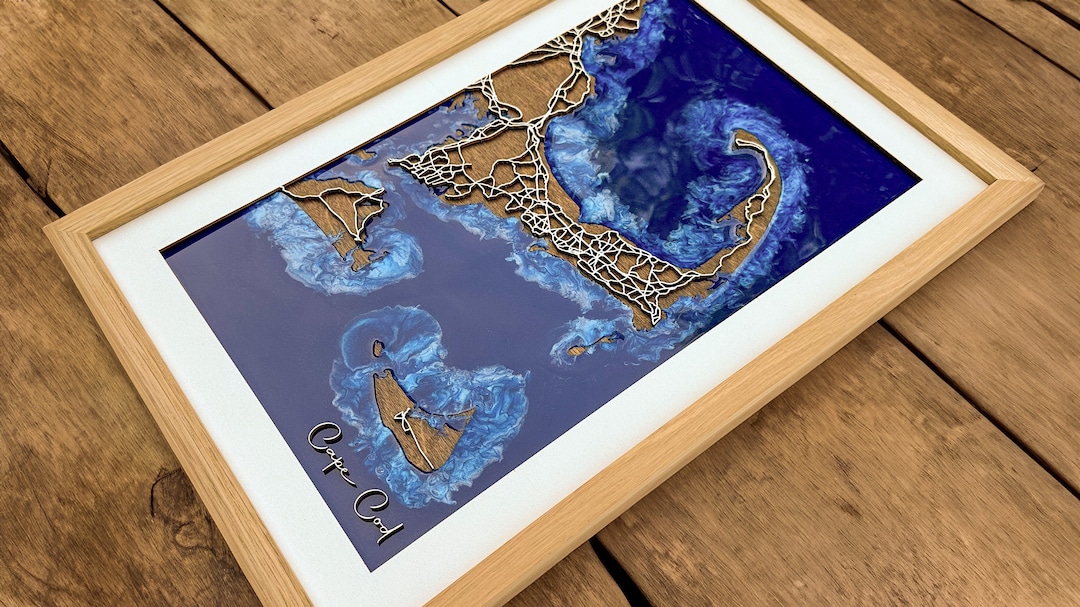 Wooden Map of Any Location | Unique Gift for Office 5th Anniversary ...