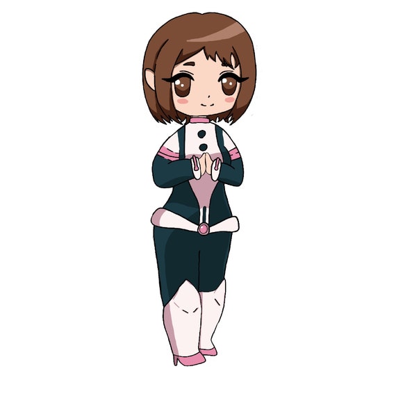 Ochako Uraraka Chibi Sticker - Etsy