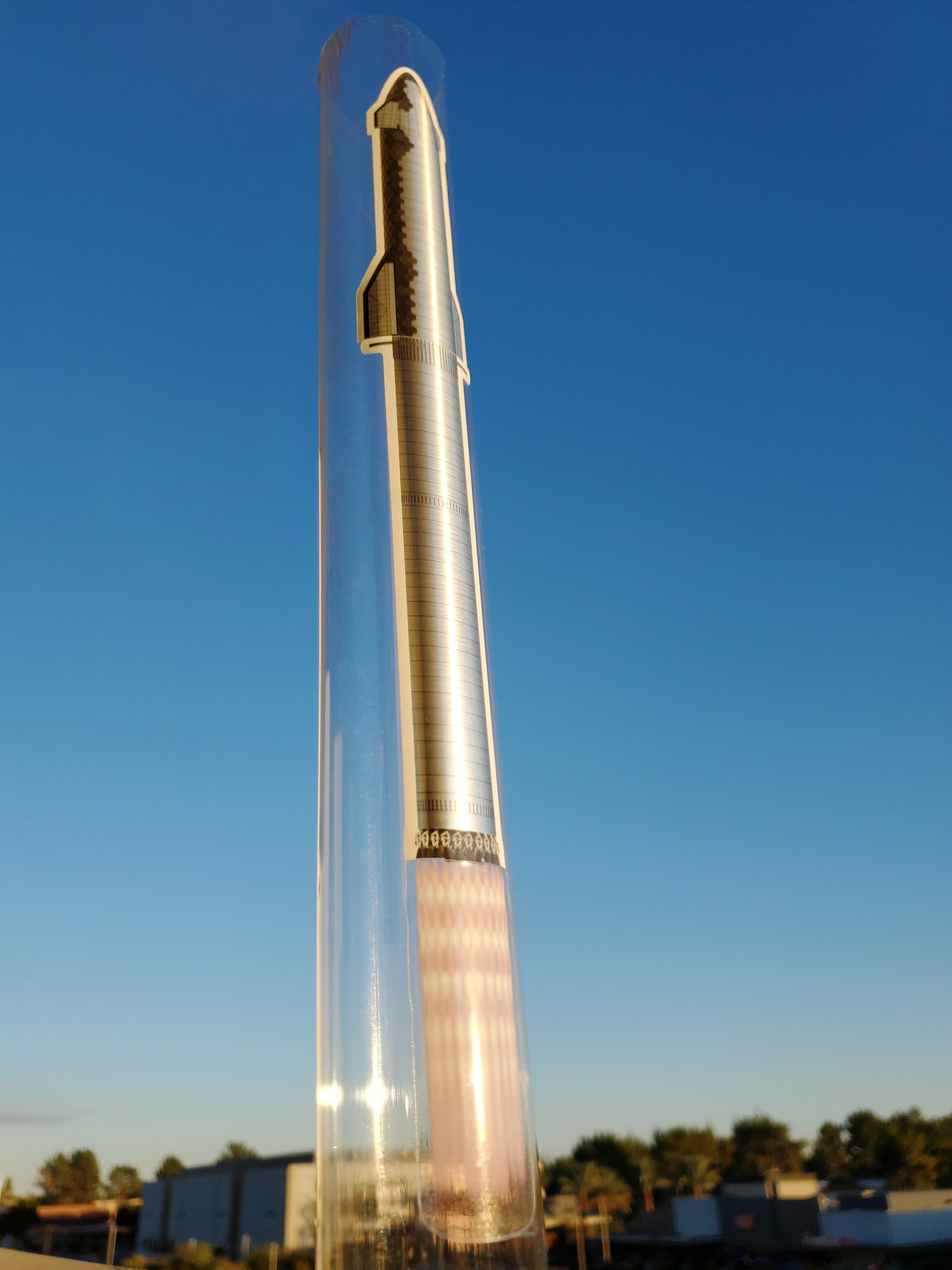 BRUSHED METAL Spacex Starship and Super Heavy Booster Stickers - Etsy