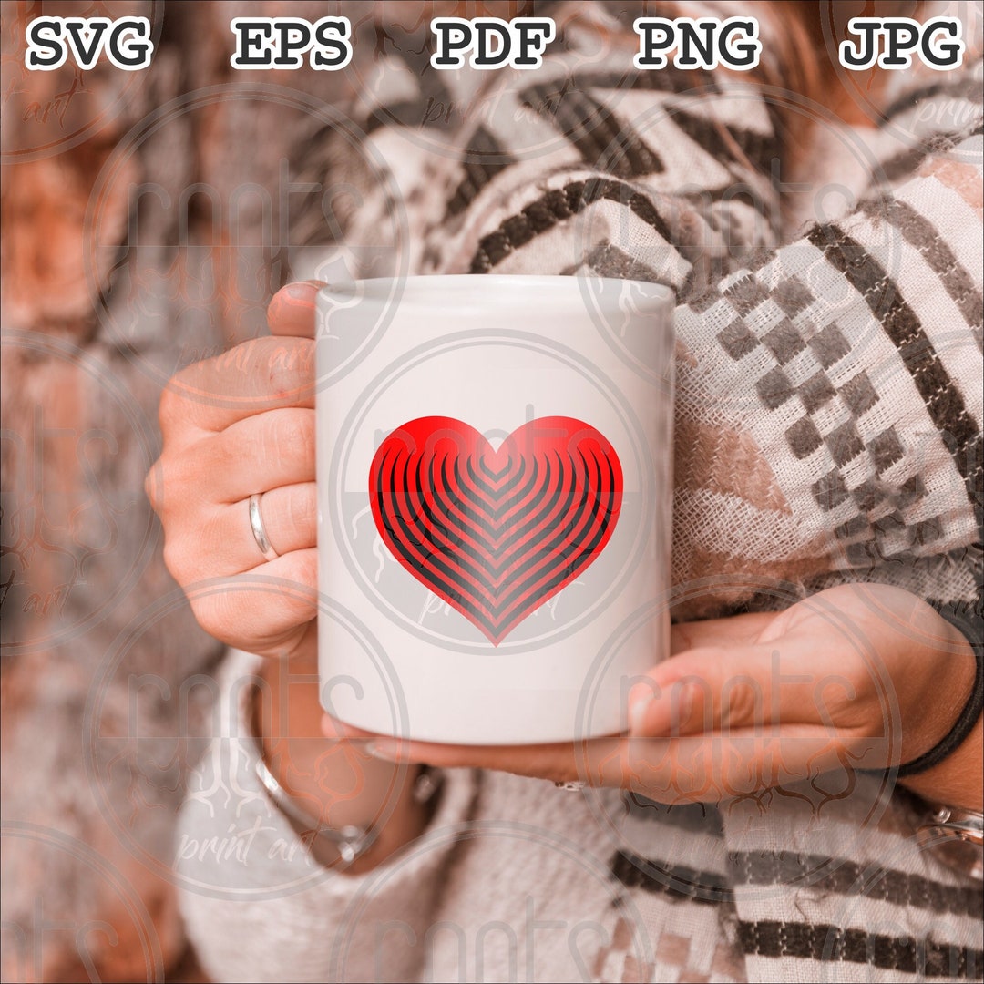 Abstract Heart Svg, Digital Download, Instant Prints,handmade,love ...