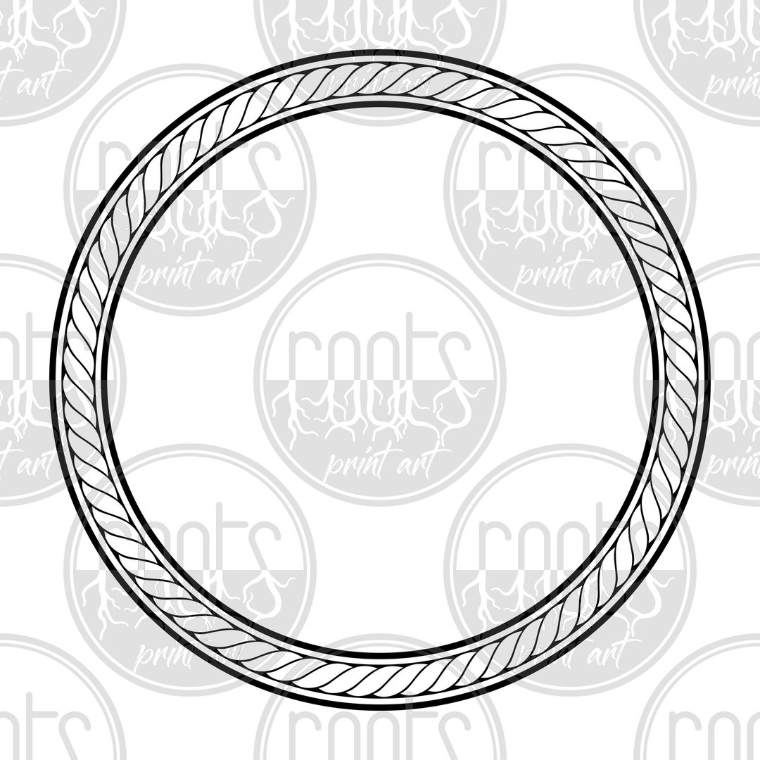Celtic Knot, Circle Frame, Irish Knotwork, Traditional Ireland Ornate ...