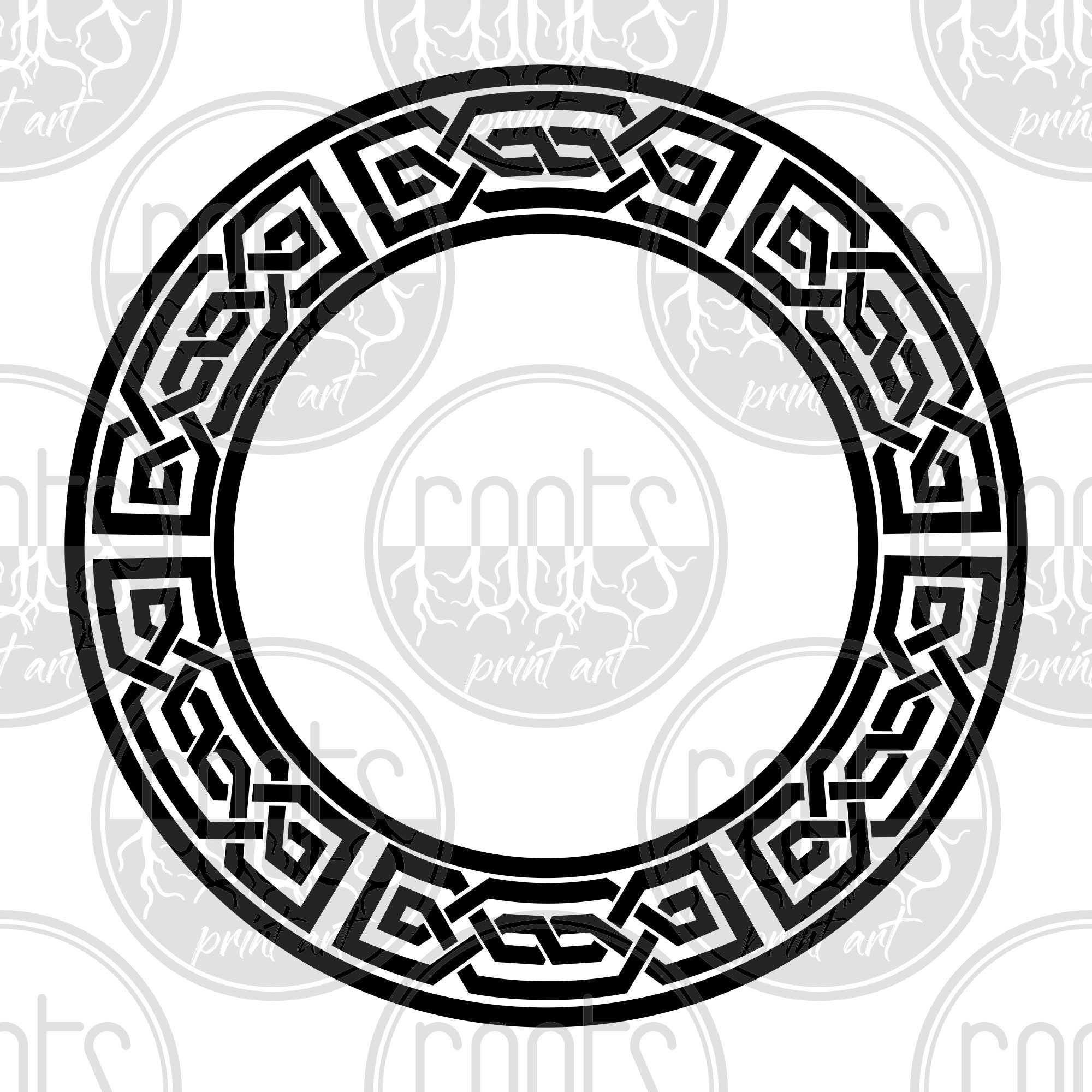 Celtic Knot Circle Frame Irish Knotwork Traditional Ireland - Etsy