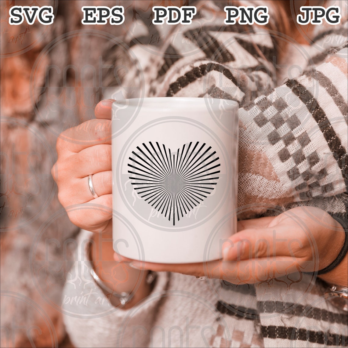 Abstract Heart Svg, Digital Download, Instant Prints,handmade,love ...