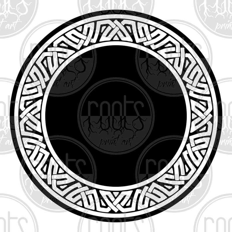 Celtic Knot Circle Frame Irish Knotwork Traditional Ireland - Etsy