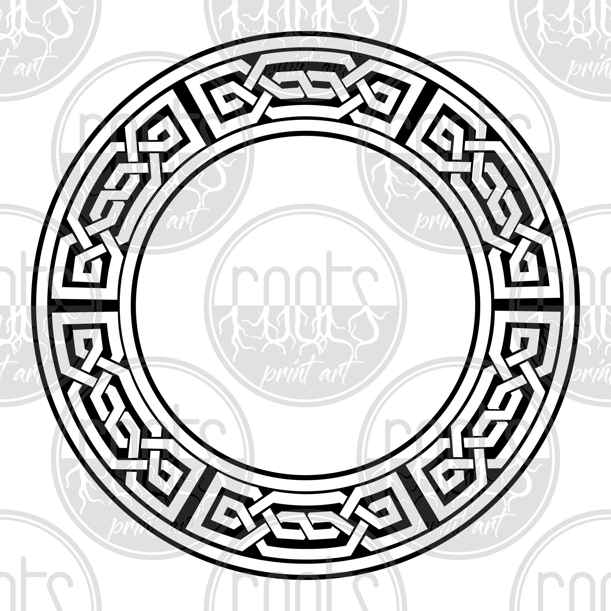 Celtic Knot Circle Frame Irish Knotwork Traditional Ireland - Etsy