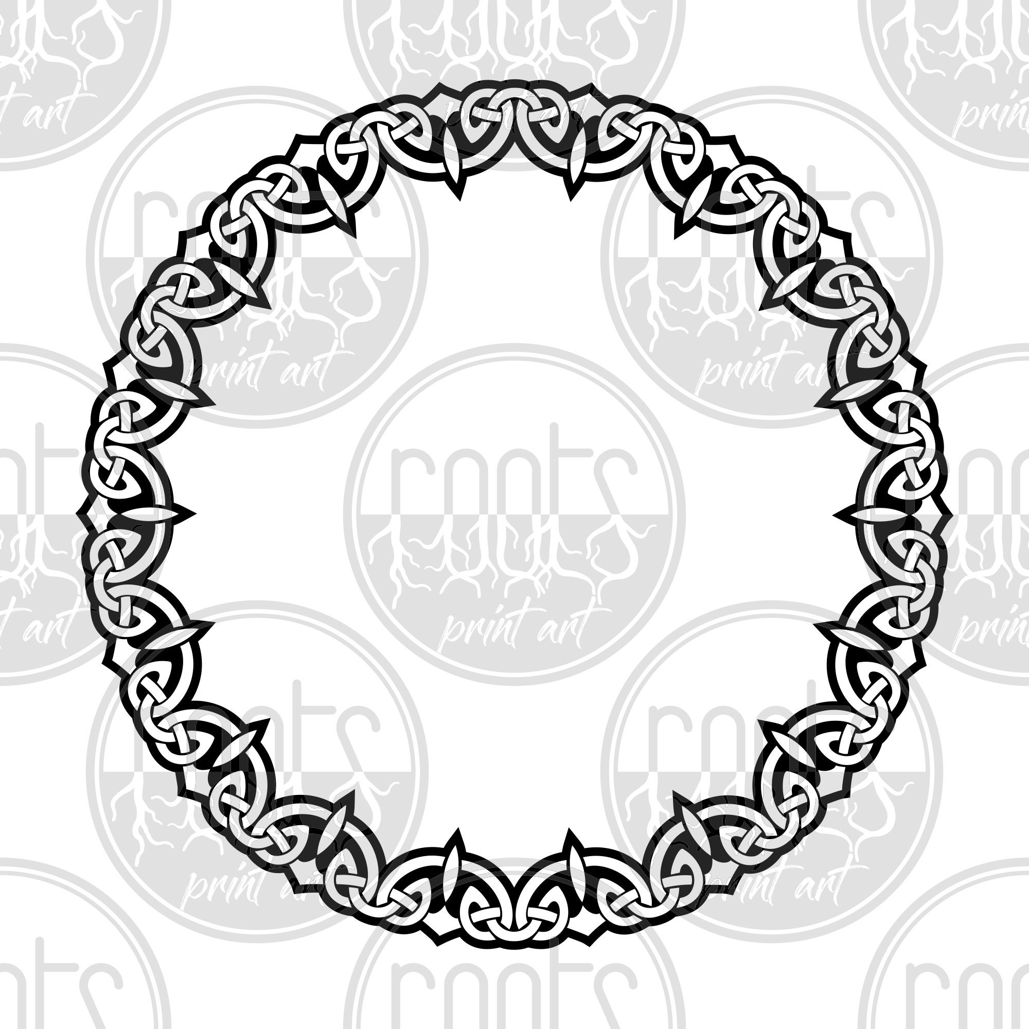 Celtic Circle Border