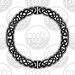 Celtic Knot, Circle Frame, Irish Knotwork, Traditional Ireland Ornate ...