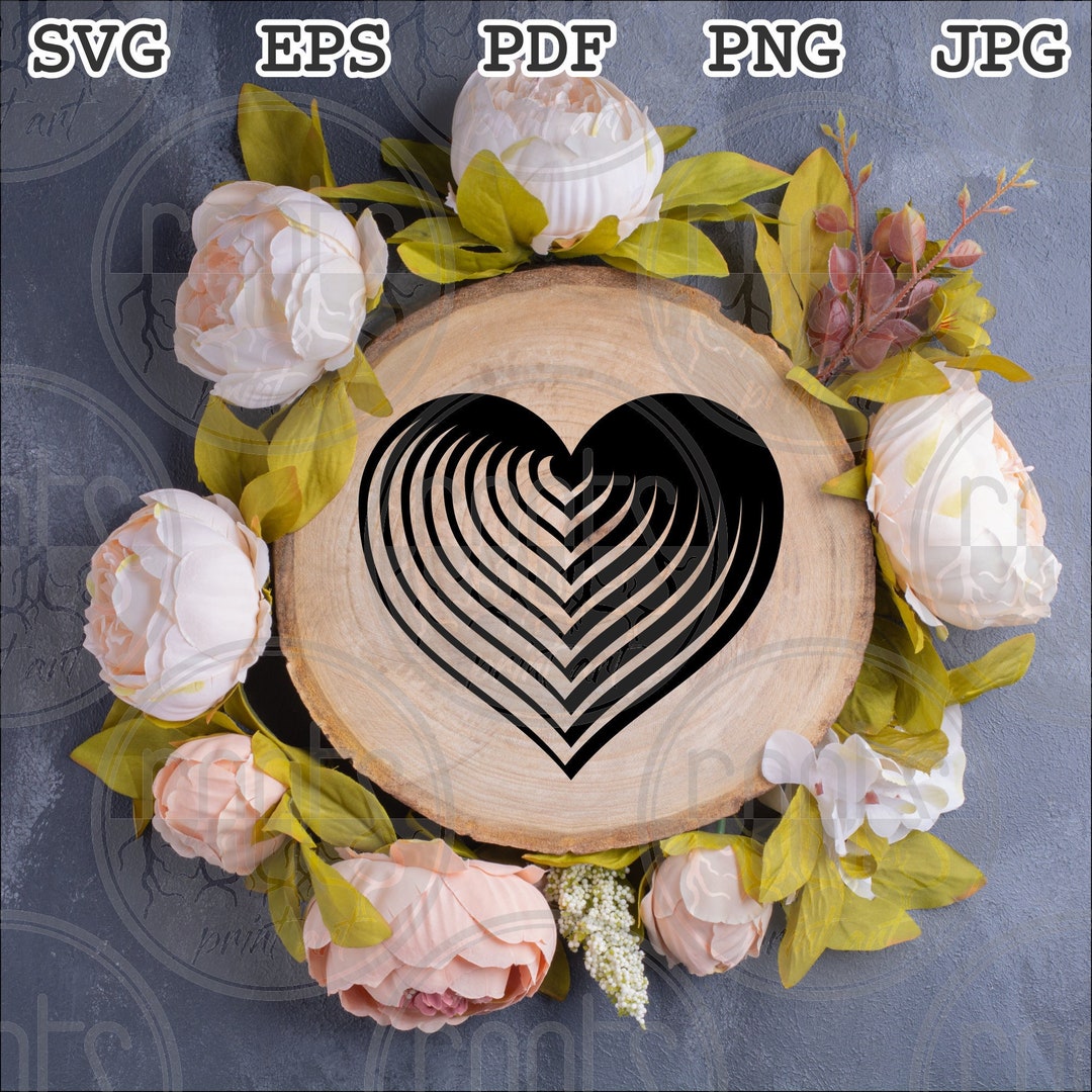 Abstract Heart Svg, Digital Download, Instant Prints,handmade,love ...