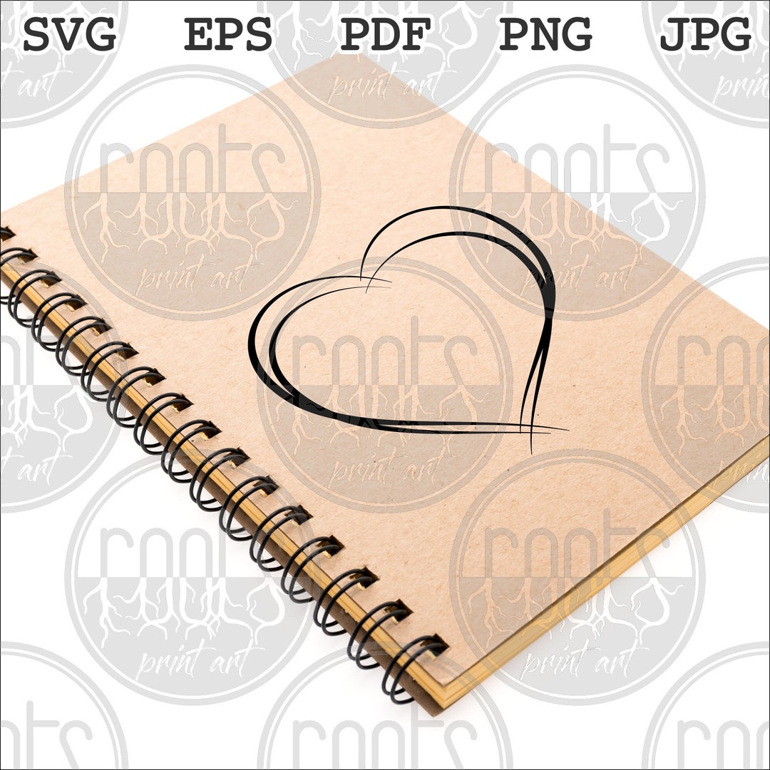 Abstract Heart Svg, Digital Download, Instant Prints,handmade,love ...