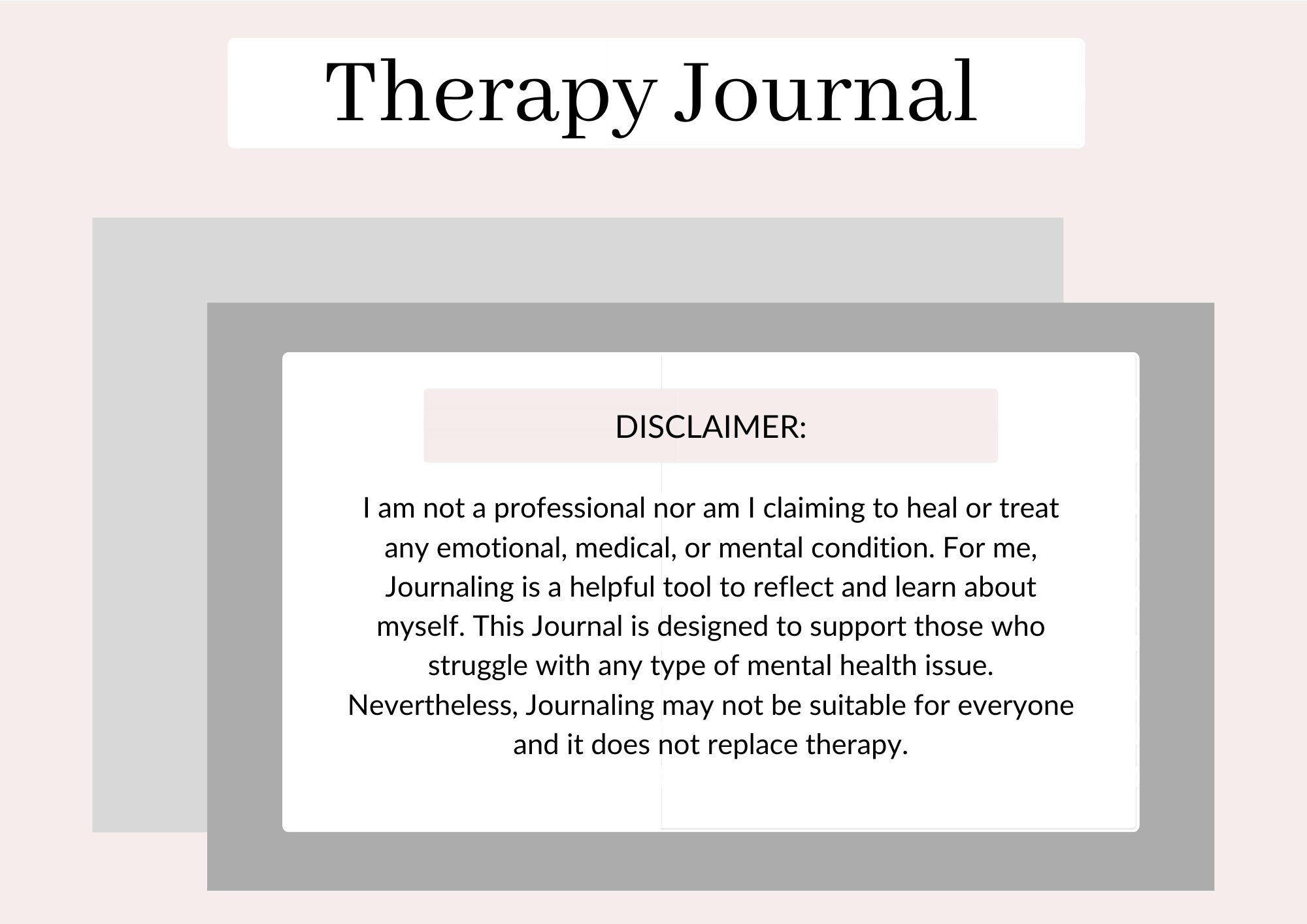 Anorexia Recovery Journal (prompts, Ideas, Motivation) | Mental Health ...