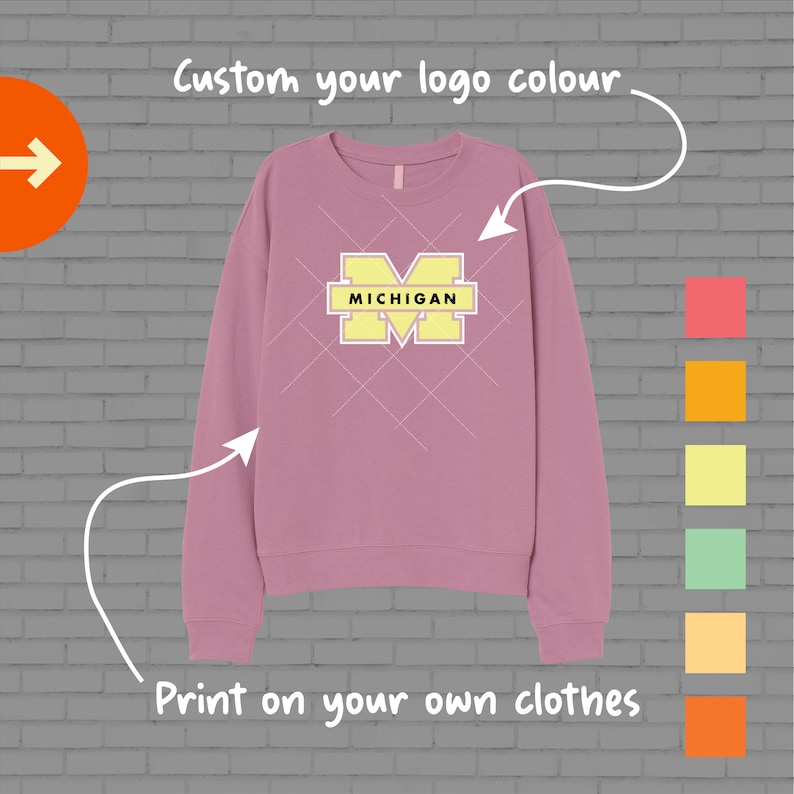 Michigan Svg Instant Download Michigan Football Wolverines - Etsy
