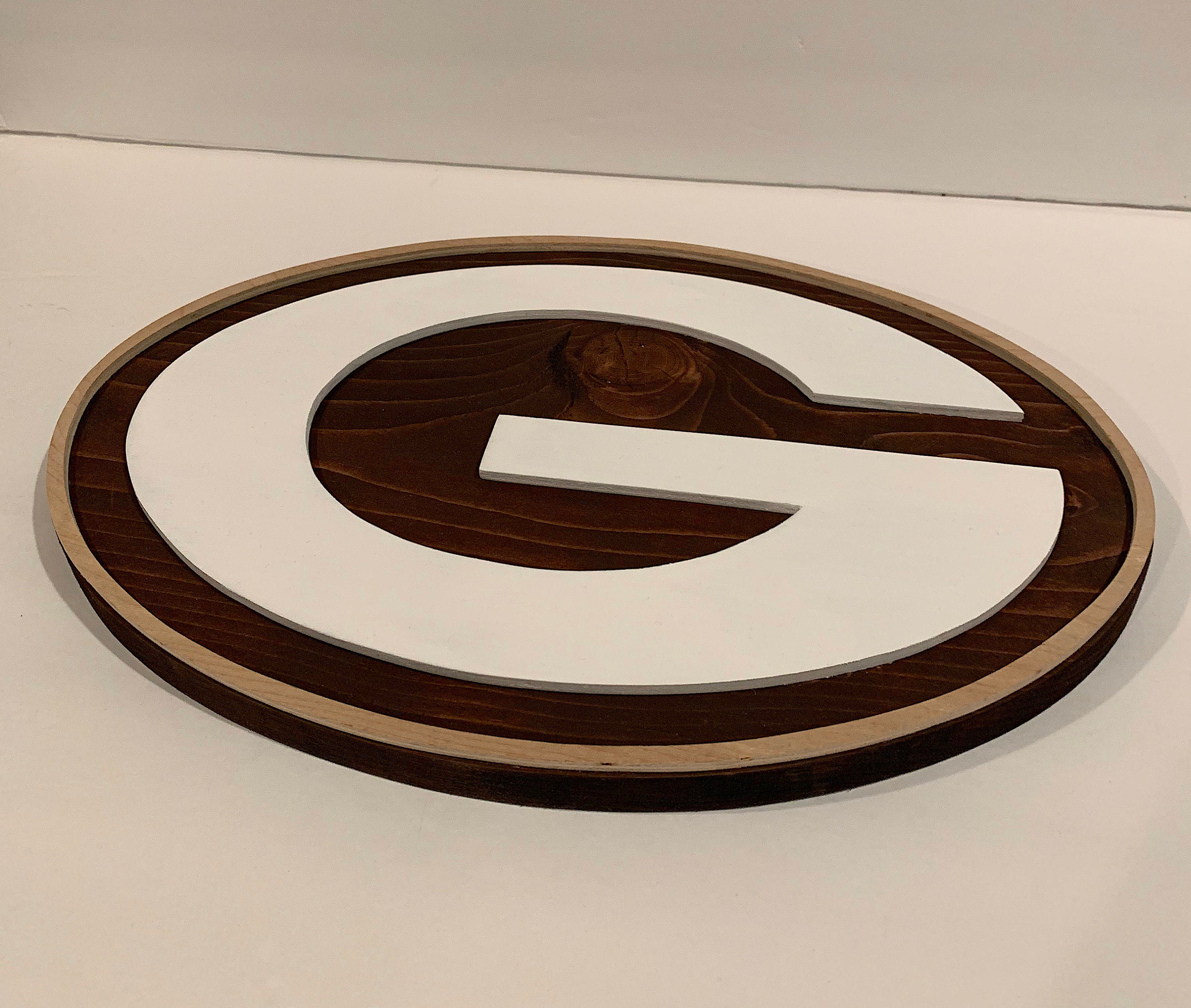 GREEN BAY PACKERS Custom Crafted Stained Wood Sign Unique, Hand-made ...