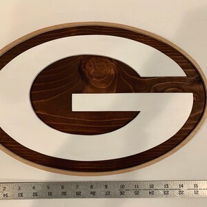 GREEN BAY PACKERS Custom Crafted Stained Wood Sign Unique - Etsy