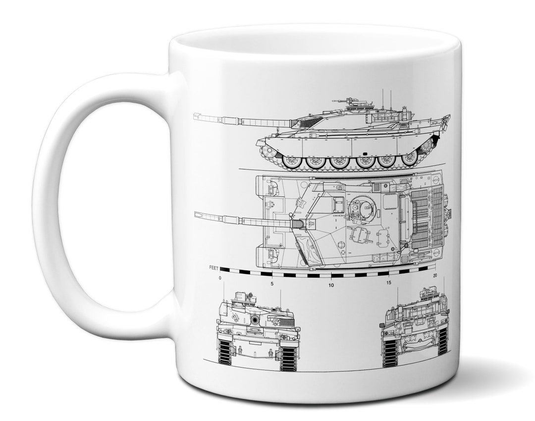 Challenger Battle Tank British Army Specification Heavy Ceramic Mug (2 ...