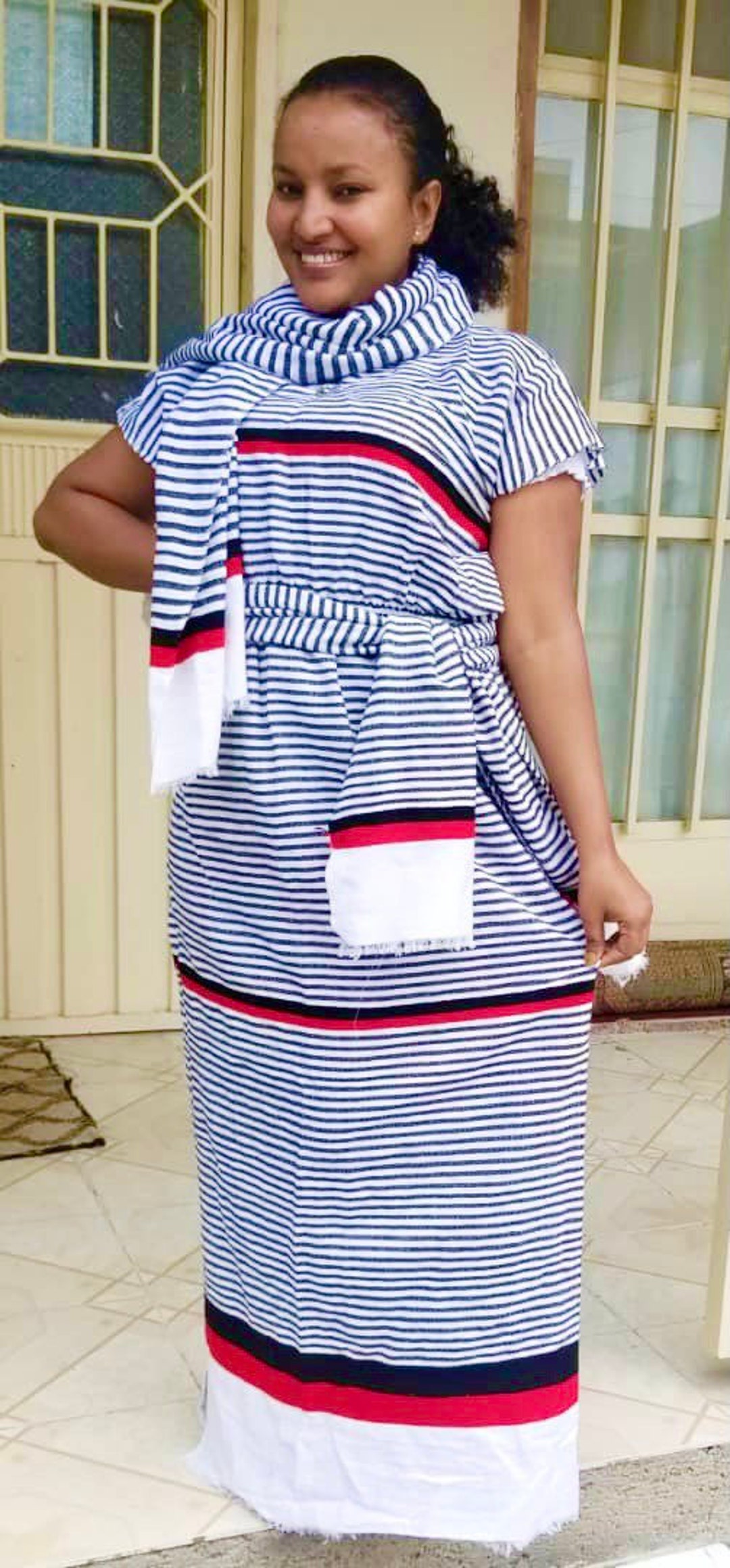 Ethiopian Oromo Traditional Culture Beautiful Woman’s Dress Dress 100% ...