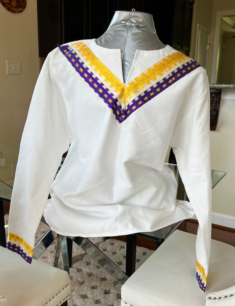 Ethiopian, Eritrean Traditional Men Top. - Etsy