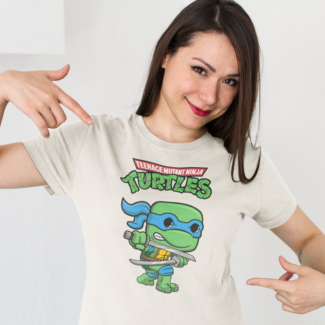 Retro Funko Leonardo TMNT Tshirt - Etsy