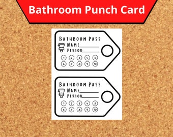 Hall Passes for Classroom Elementary Hall Pass High School - Etsy