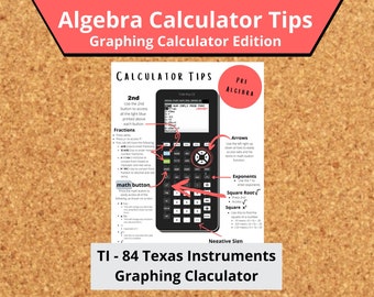 Ti 84 Cheat Sheet - Etsy