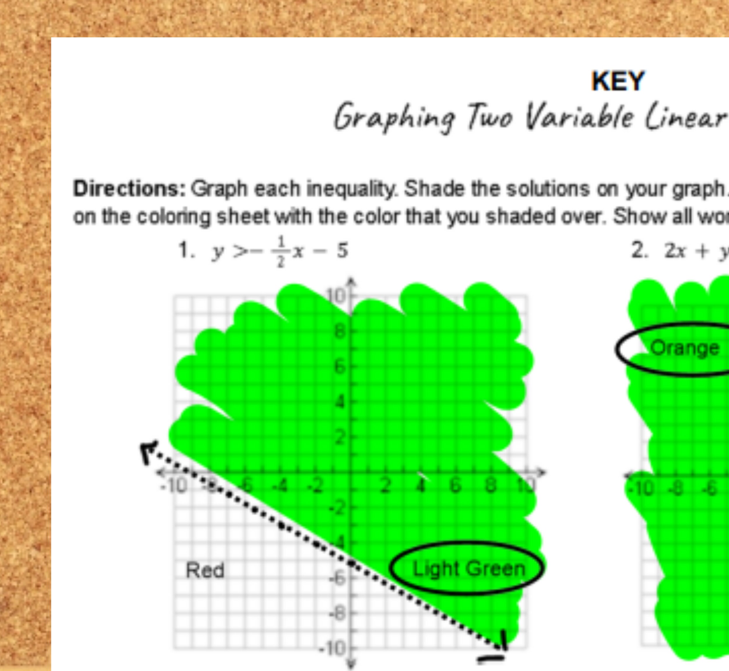 Color by Number Math Worksheet, Color by Pixel Math Worksheet, Graphing ...