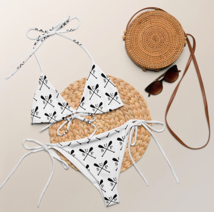 Paddle Boarding String Bikini, SUP Bikini, Stand up Paddle Swim Suit ...