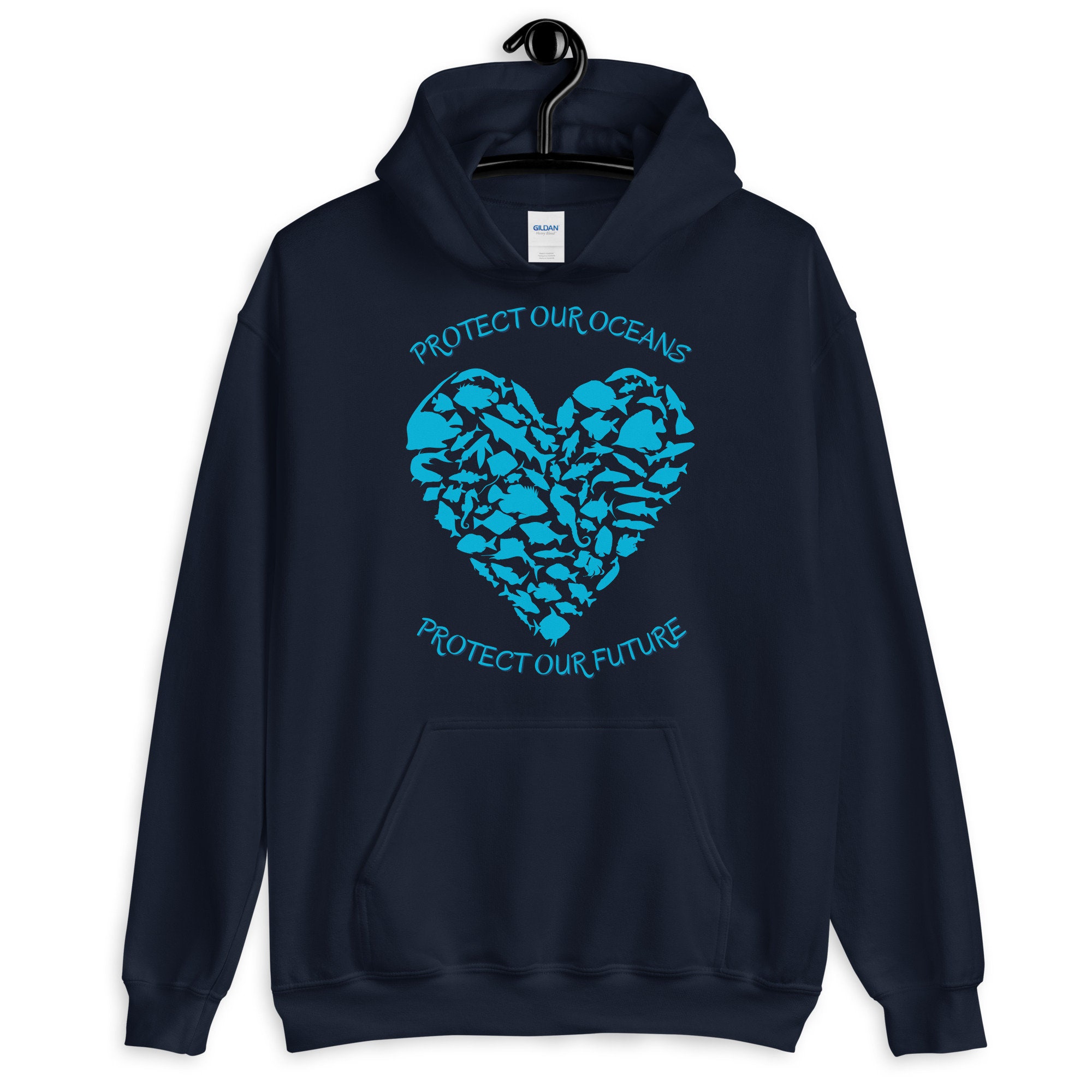 Protect Our Ocean Hoodie, Ocean Conservation Hoodie, Sea Life ...
