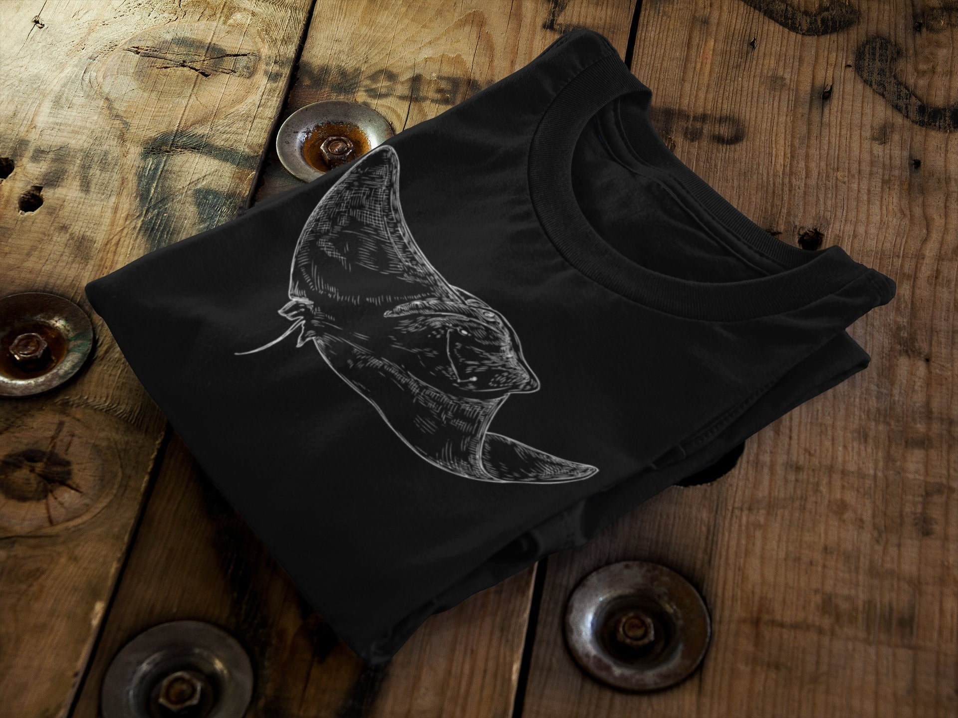 Unisex Manta Ray T-shirt, Stingray Tee, Stingray Manta Ray Tshirt ...