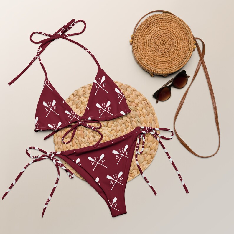 Paddle Boarding String Bikini Sup Bikini Stand Up Paddle Swim Suit