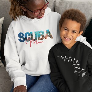 Custom SCUBA Mom / Dad Hoodie, SCUBA Dad / Mum Tshirt, Scuba Diving T ...