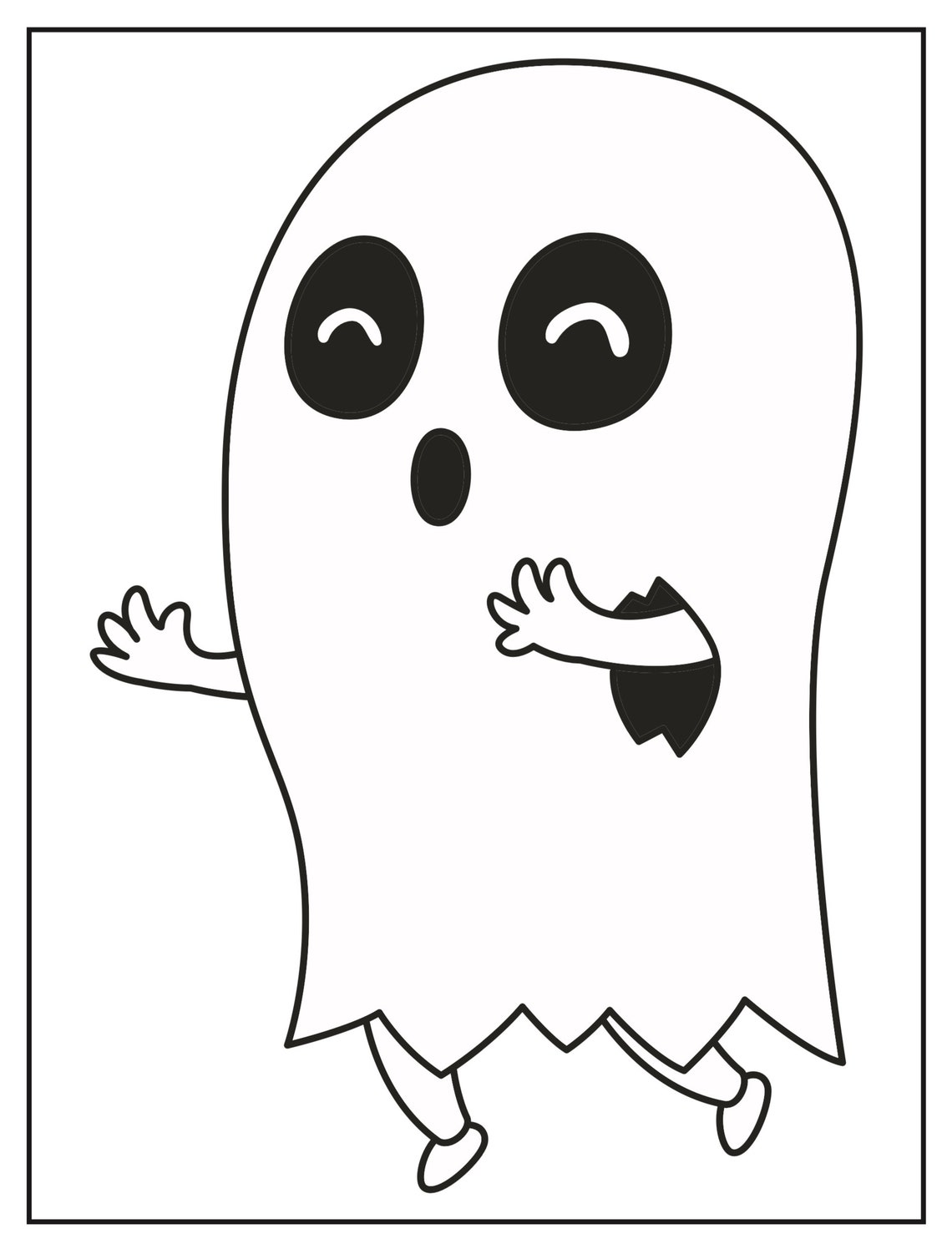 100 Halloween Coloring Pages for Kids and Adults - Etsy