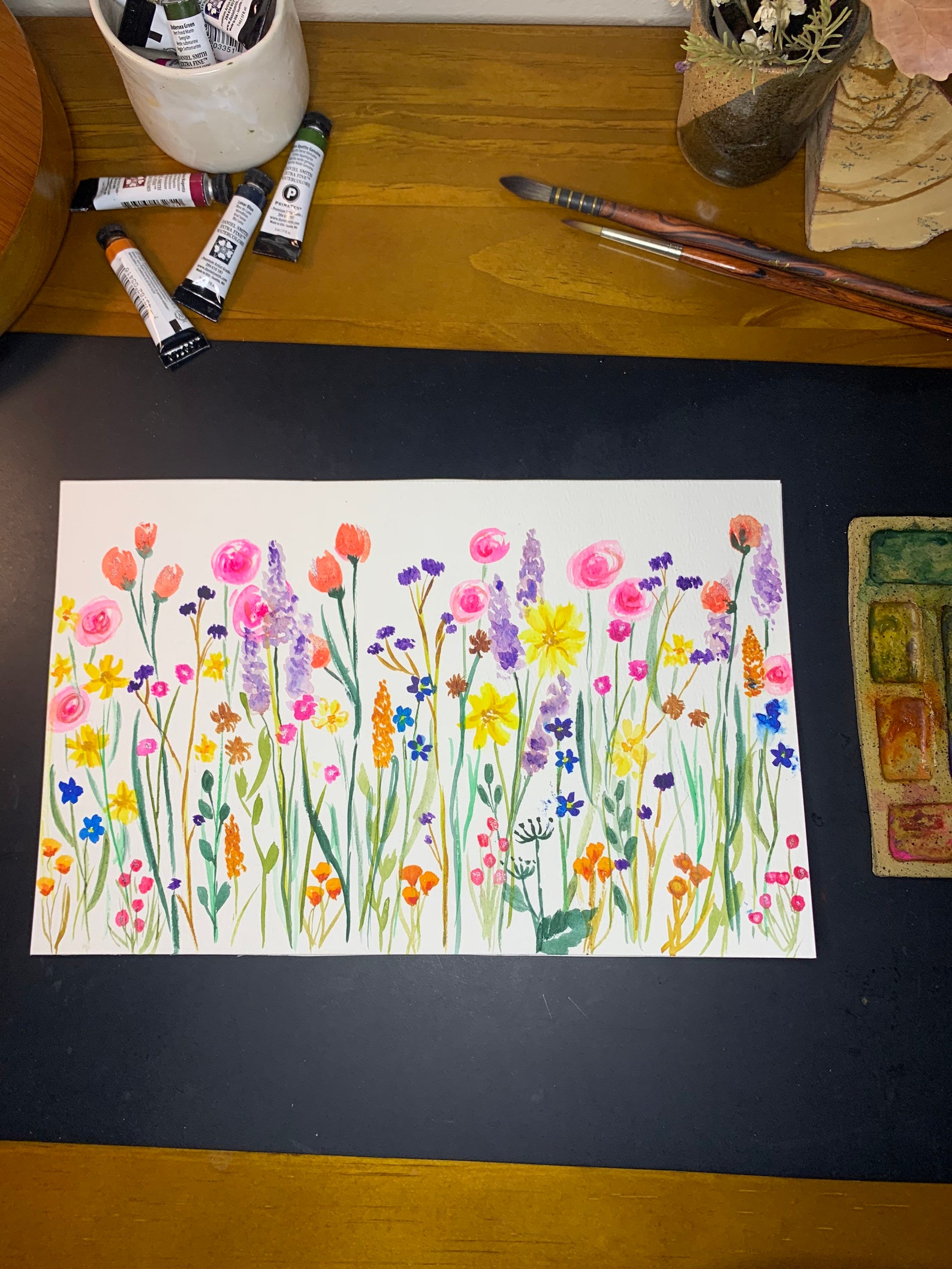 Wild Flower Bookmarks | Nature Book Marks | Watercolor | Illustrated ...