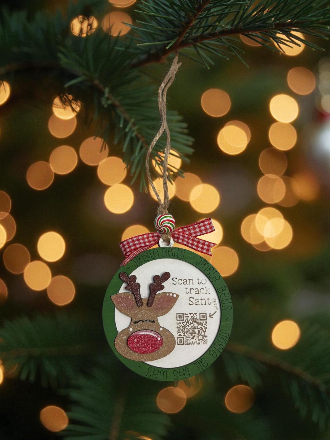 Reindeer Tracker | Scan to Follow Santa’s Journey - Etsy
