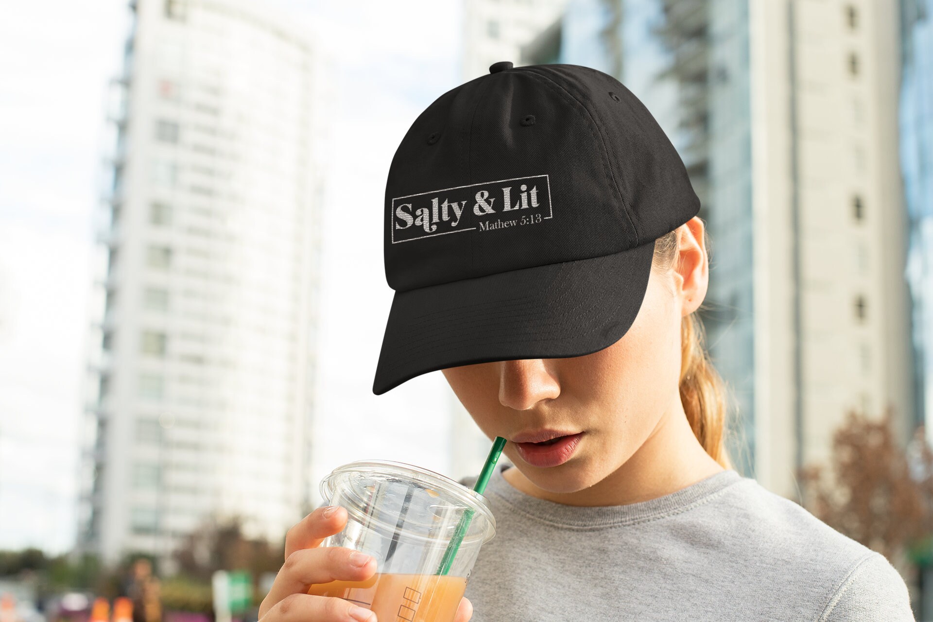 Salty & Lit Hat Bible Verse Hat Christian Dad Hat Religious - Etsy