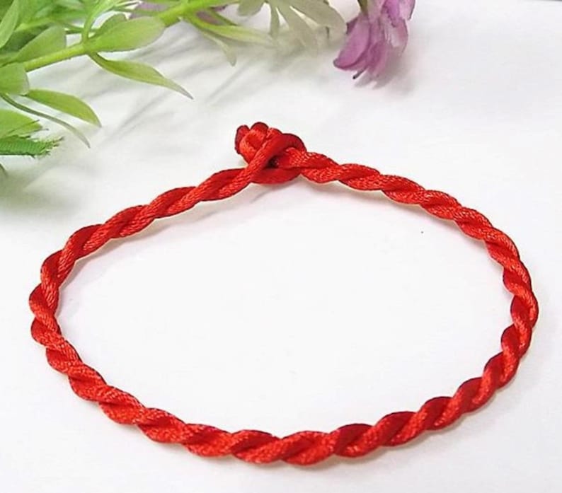 2 Piece Handmade Red String of Fate | Love | Protection | Lucky ...