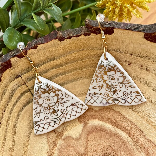 Pottery Earrings - Etsy