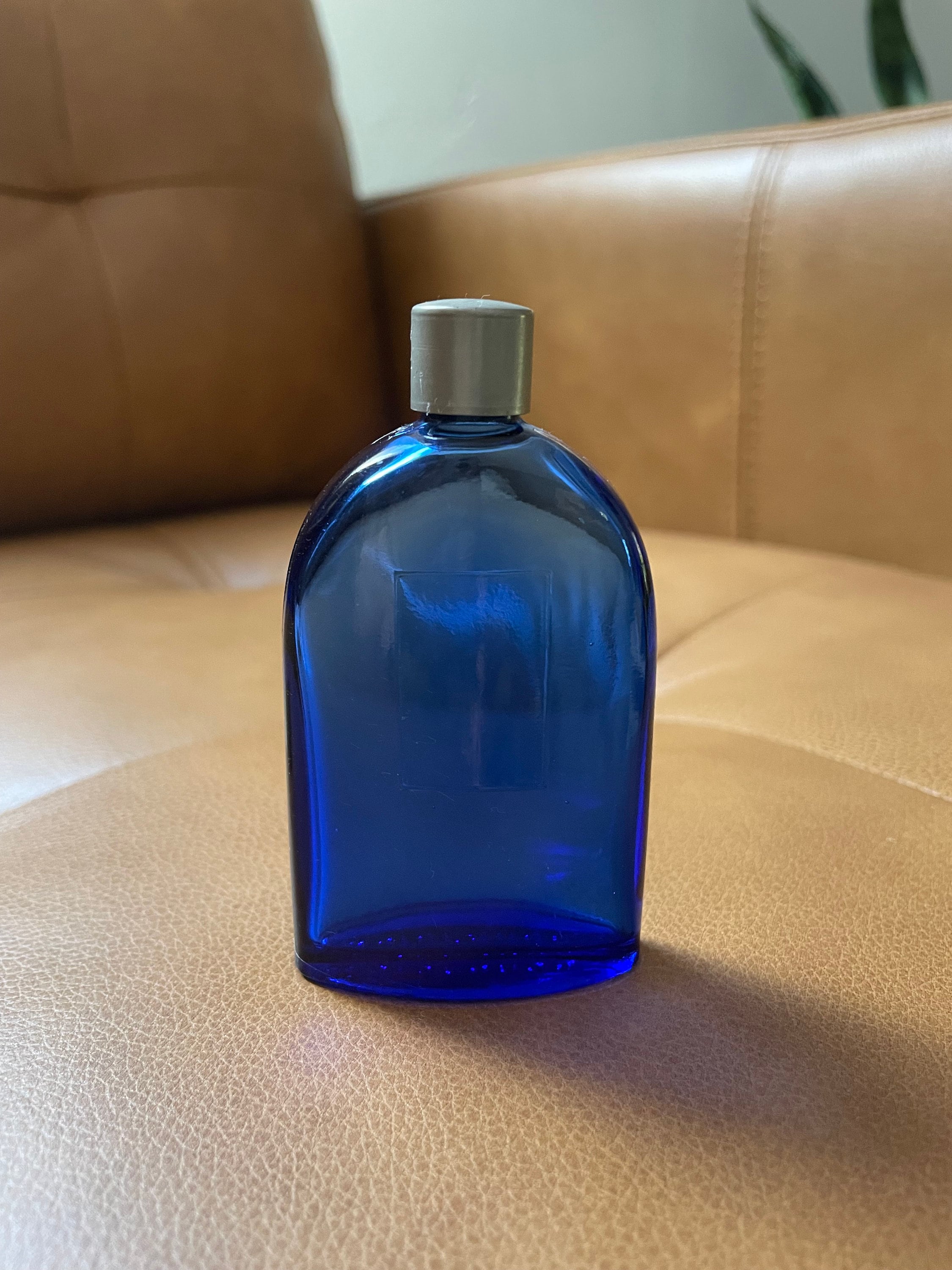 Vintage Blue Perfume Bottle / Bourjois / Cobalt Blue Colored Glass - Etsy