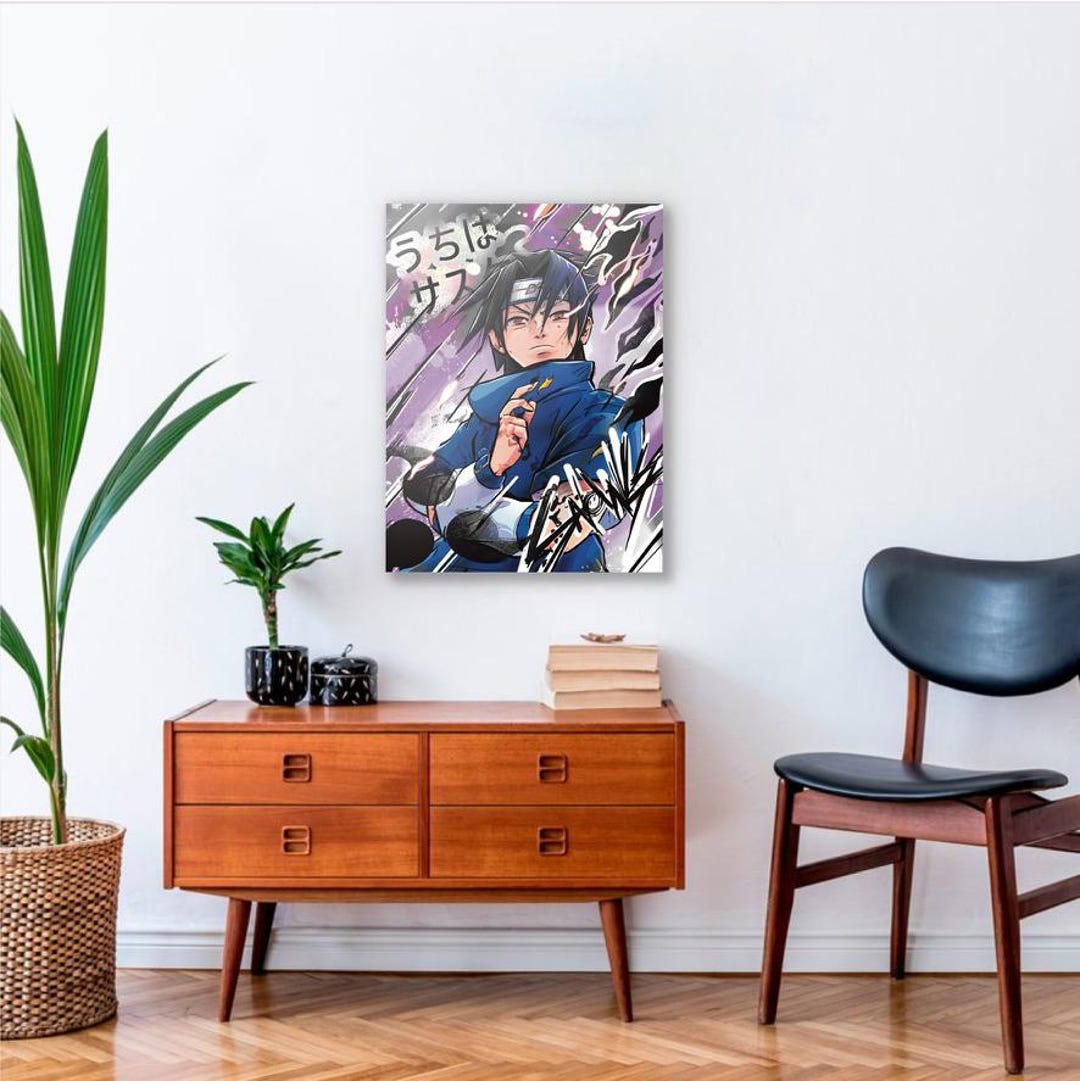 GRAFIK by SNOWLS CANVAS 60x80cm Sasuke - Etsy