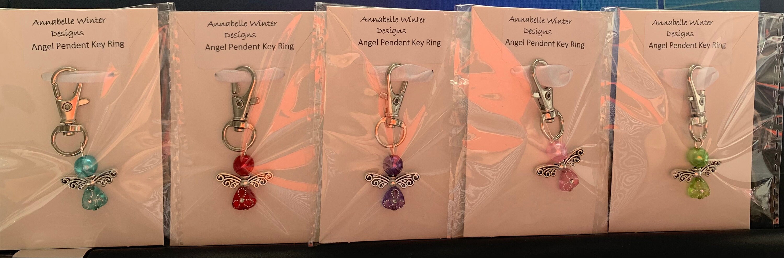 Guardian Angel Keyrings - Etsy