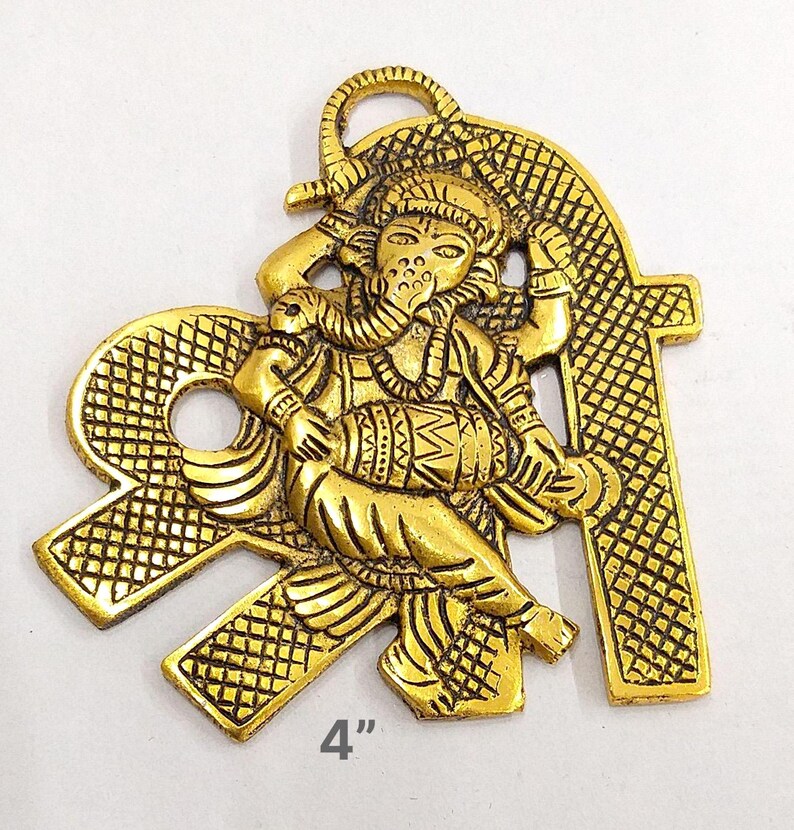 Lord Ganesh Metal Wall Hanging Om, Shree, Swastik Sign Spiritual Wall ...