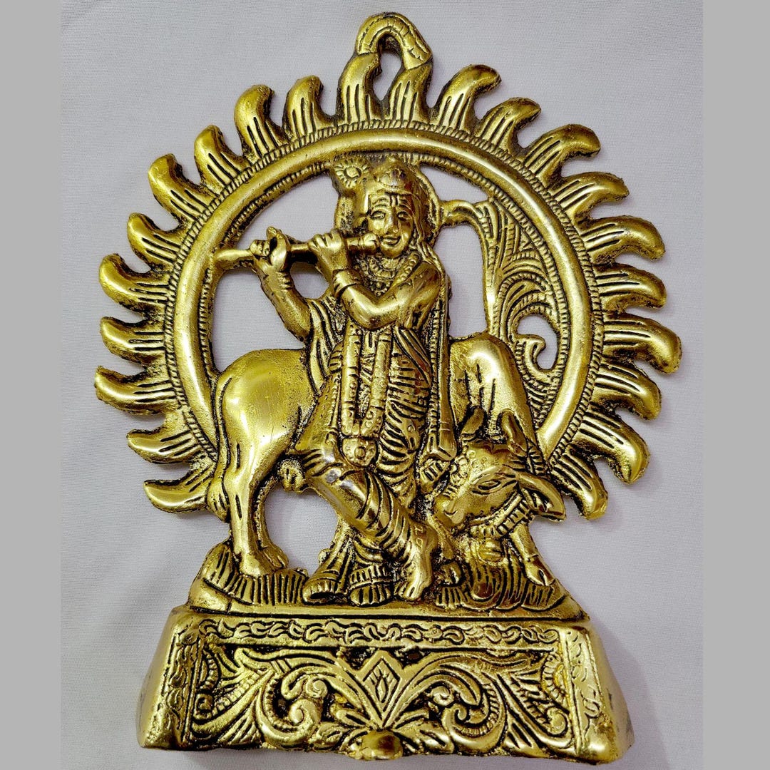 Lord Krishna Statue - Beautiful Krishna Figure for Home Decor ...