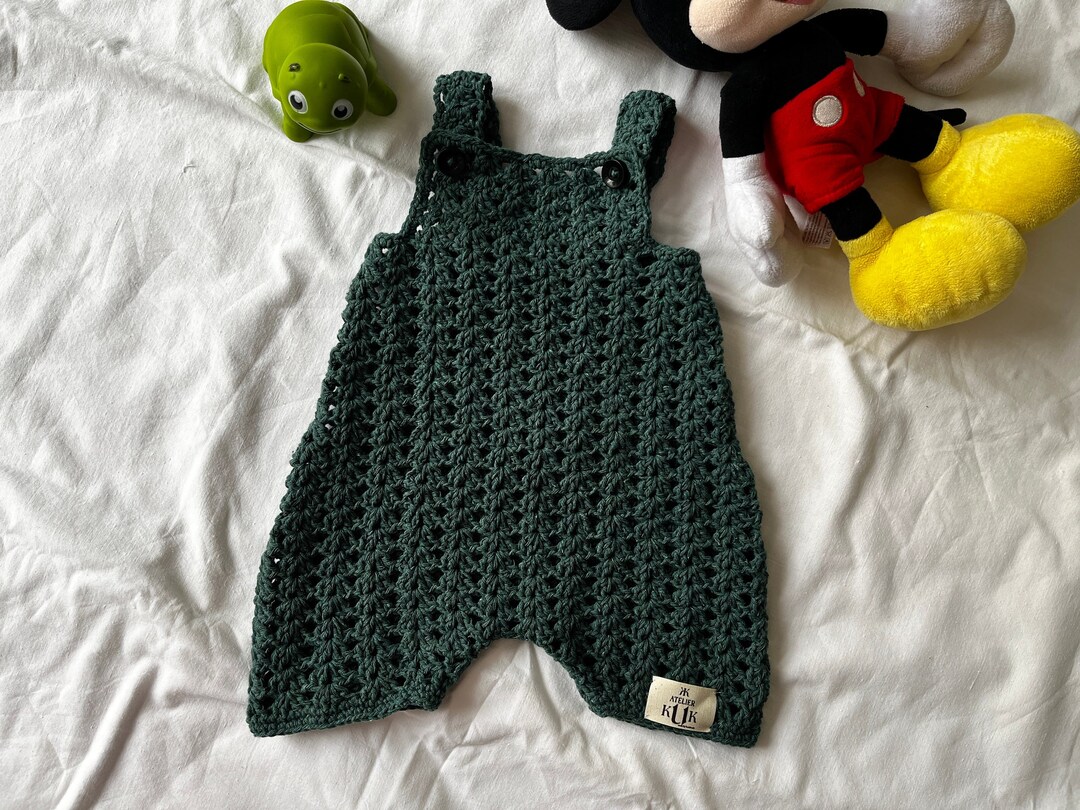 Crochet Baby Romper PDF Pattern, Unique Baby Gift, Instant Download ...