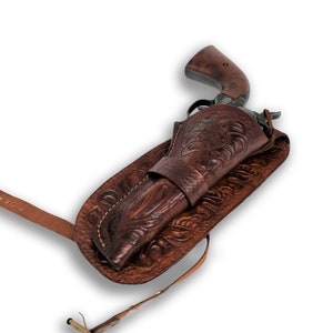 Old West Single Action Pistol Holster. Wild West Gun Holster . fast ...
