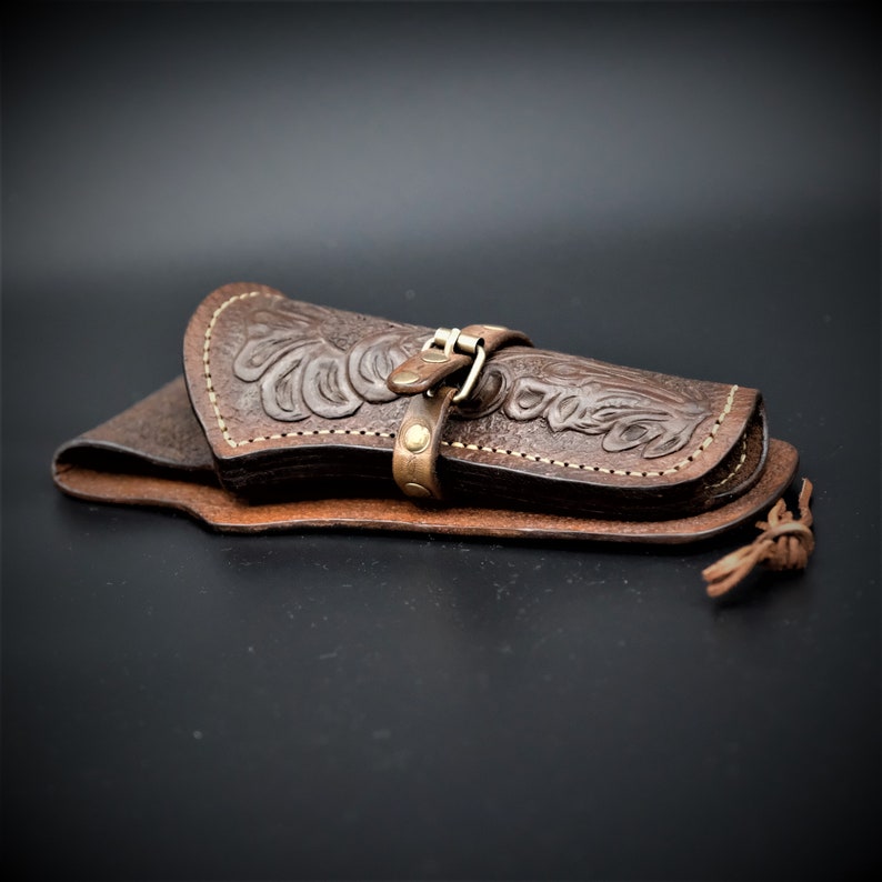 Old West Single Action Pistol Holster. Wild West Gun Holster - Etsy