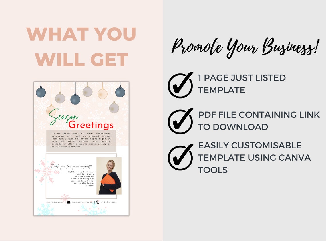 Real Estate Thank You Card | Season Greetings | Realtor Season ...